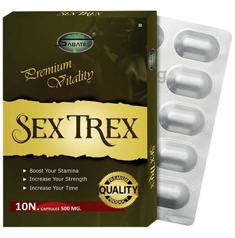 Sabates Sex Trex Capsule Buy Strip Of 100 Capsules At Best Price In