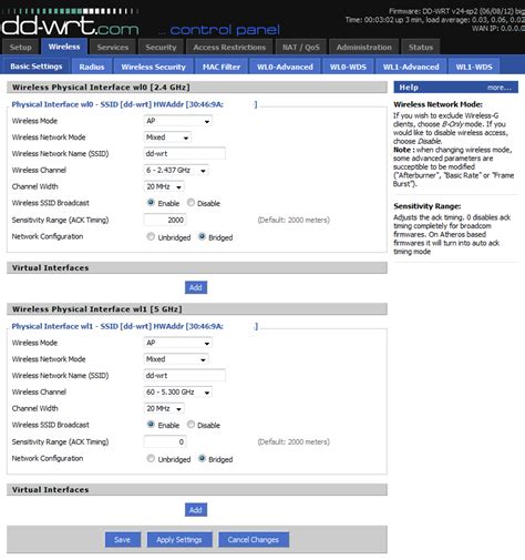 Wikidevi Wi Cat Ru Dd Wrt Web Interface Basic Wireless Settings Wikidevi Wi Cat Ru