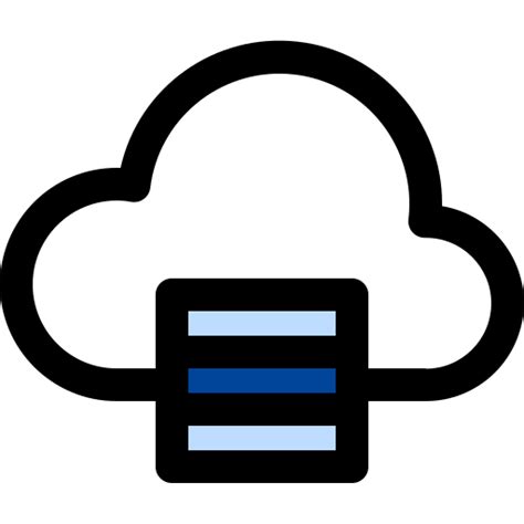 Database Generic Color Lineal Color Icon