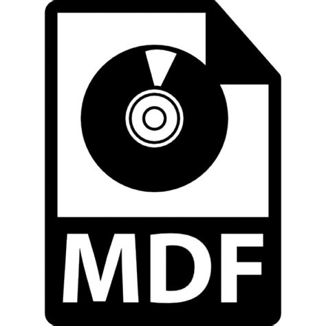 mdf file format variant icons free download