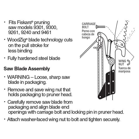 Fiskars 15 In Steel Tree Pruning Blade In The Pruning Blades Department At