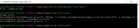 Build And Run On Windows On X X EdgeX Foundry Documentation