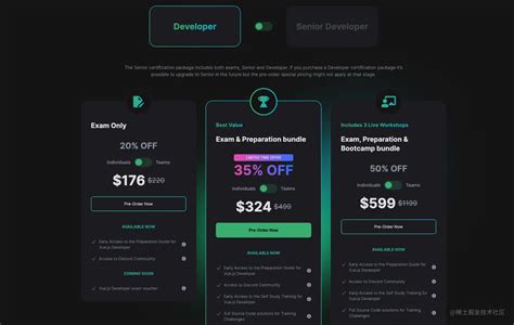 Vuejs 推出 ”官方考试 ，技能认证vue 推出官方 Vuejs 认证计划。 即框架能力官方认证，即 Vuej 掘金