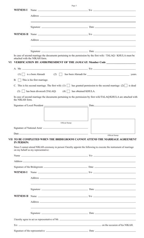Nikah Marriage Form Fill Out Sign Online And Download Pdf