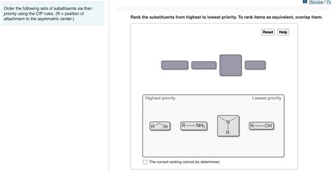 Solved Review IPE Order the following sets of substituents | Chegg.com