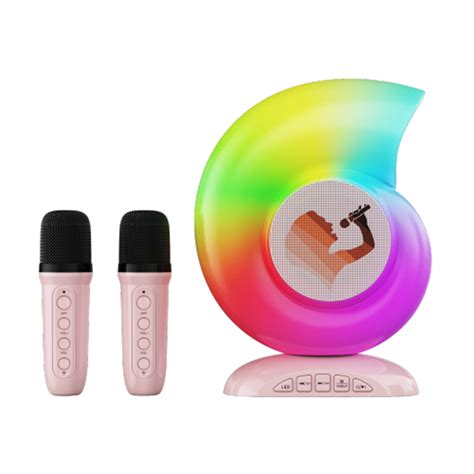 Conch Bluetooth Sound System With Microphone Ambient Light Sound
