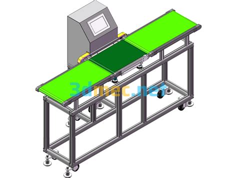 Automatic Weighing Machine For Assembly Line 3d Model Solidworks