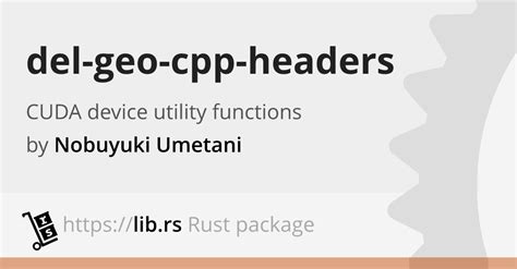 Del Geo Cpp Headers Rust HW Library Lib Rs