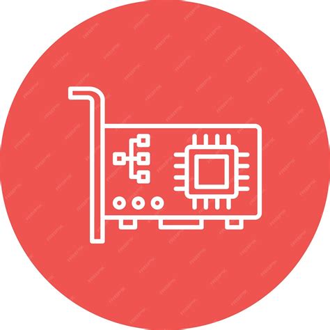 Premium Vector Network Interface Card Vector Illustration Style