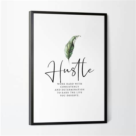 Hustle Definition Printable Artwork Divine Digital Prints