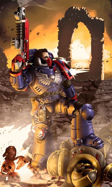 Defiance Warhammer 40k Artwork Space Marine Art Warhammer 40k