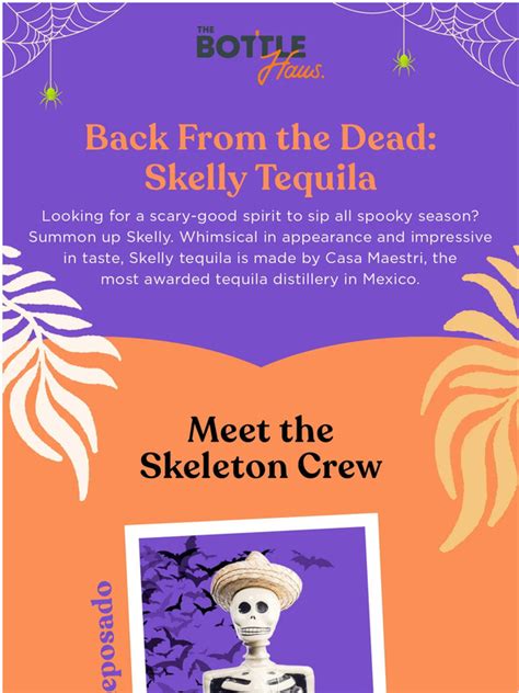 The Bottle Haus Tequila In A Skeleton Were Dead ☠️ Milled