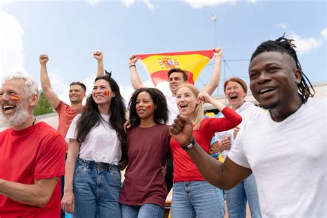 Group Of Spanish People