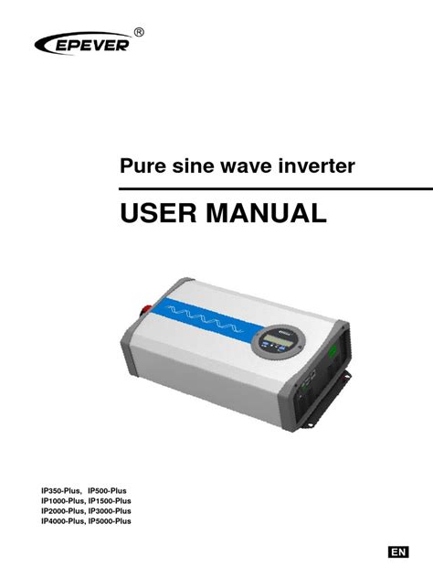 inversor epever ipower plus manual en v3 3 pdf power inverter