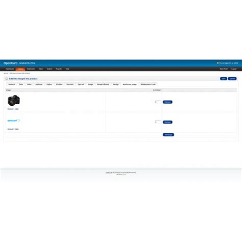 Opencart Add Image Tab To Product And Category Description