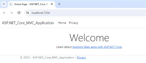 How To Create Asp Net Core Mvc Application