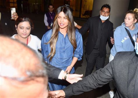 In Pics Priyanka Chopra Jonas Is All Smiles As She Arrives In India