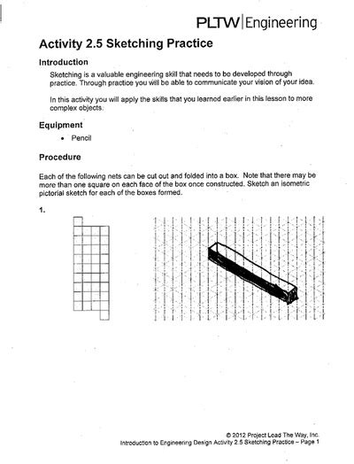 Sketching Practice Joseph Heberts Engineering