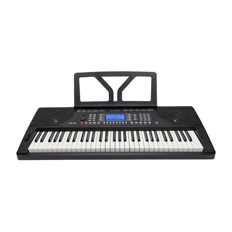 Crown Ck 86 Blk 61 Touch Sensitive Multi Function 61 Key Electronic Portable Keyboard With Usb