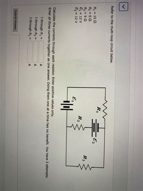 Solved Refer To The Multi Loop Circuit Below R 150 R2