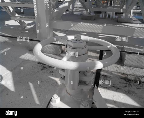 Latch On The Pipeline Stock Photo Alamy