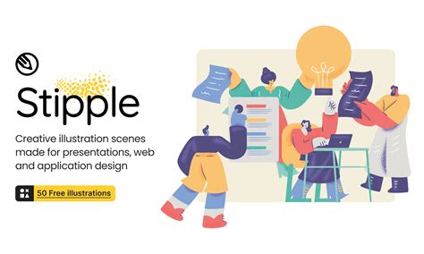 Stipple Illustrations Free Illustrations Figma