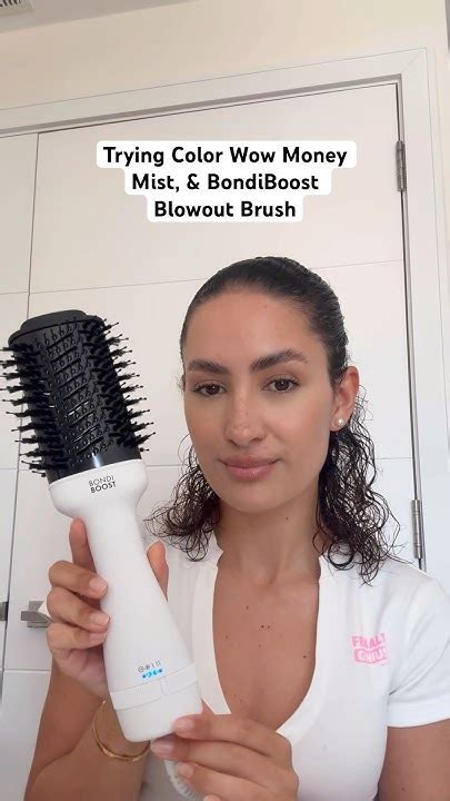 Trying Bondiboost Blowout Brush Pro On Curly Hair Dyson Airwarp Dupe