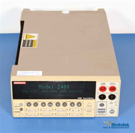 keithley 2400 sourcemeter smu nist calibrated source measure unit
