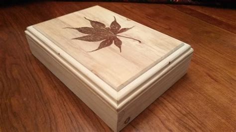 Maple Leaf Box 🔸️ Woodworking Project By Mrrick Craftisian
