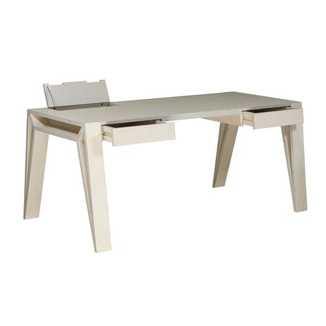 Рабочий стол из фанеры с розетками и Usb Teak Pro Дизайнерская мебель