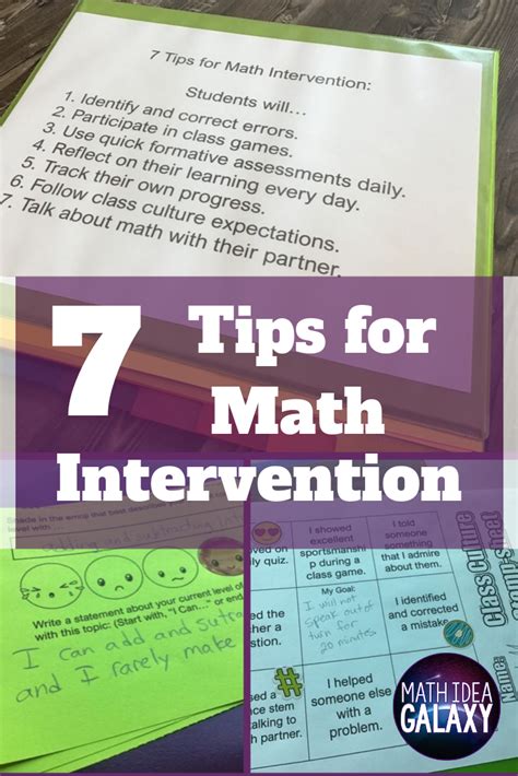 7 Tips For Math Intervention Classes Artofit
