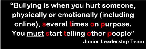 St Jamespptx Bullying Definition St James Primary School Wetherby