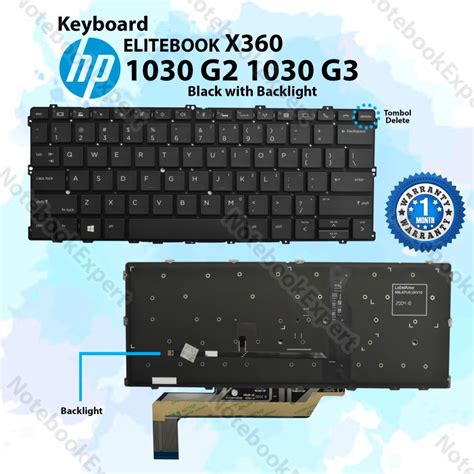 Jual Keyboard Hp Elitebook X360 1030 G2 1030 G3 Black With Backlight