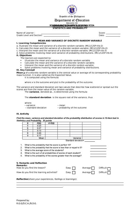 LAS Statprob Module This Is Just A For Free Xavier Studocu