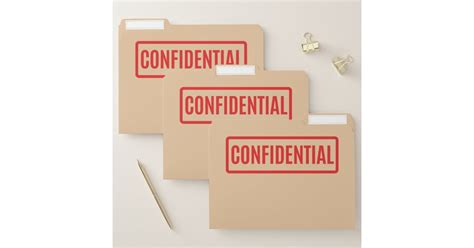 Confidential File Folder Zazzle