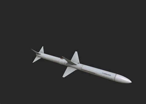 3d Model Chinese Pl11 Pl 11 Bvr Air To Air Missile Vr Ar Low Poly