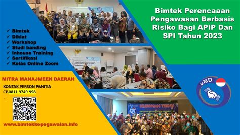 Info Bimtek Perencanaan Pengawasan Berbasis Risiko Bagi Apip Dan Spi Tahun 2023 Mitra