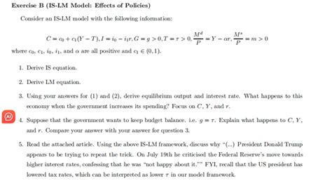 exercise b is lm model effects of policies consider