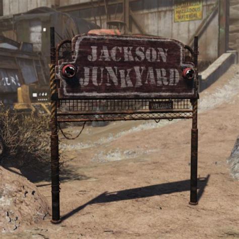 ななろくdb Fallout 76 攻略db ジャクソン廃品置き場の看板