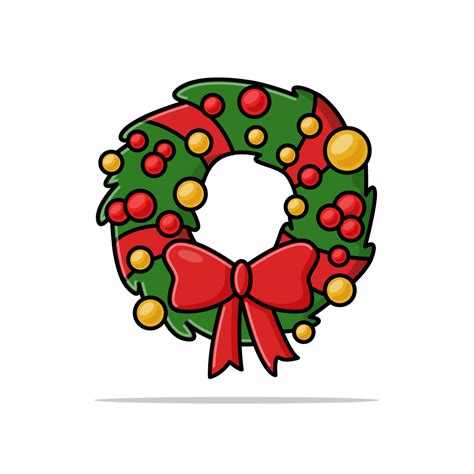 Christmas Wreath Royalty Free Stock Svg Vector And Clip Art