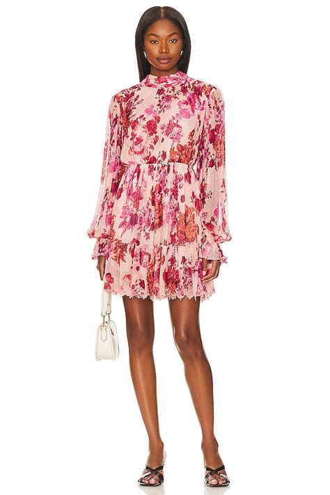 Hemant And Nandita Short Dress In Pink Revolve