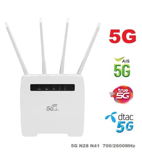 5g Cpe Wifi Router Sma Port ถอด เปลี่ยน เสาอากาศ ภายนอก ได้ รองรับ 5g 4g ทุกเครือข่าย Th