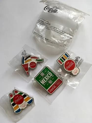 Pines Coca Cola Olimpiadas Tokio Año 2020 4 Pz Multicolores Pines De