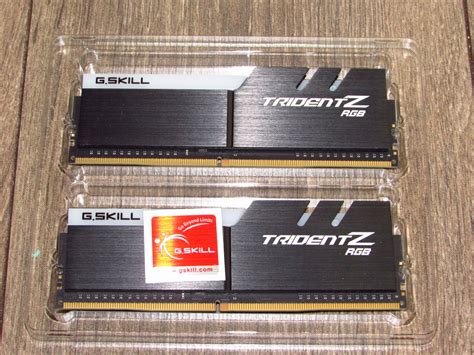 Оперативная память Ddr4 G Skill Trident Z Rgb 16gb 2x8gb Kit 3600mhz Cl16 1 35v F4 3600c16d