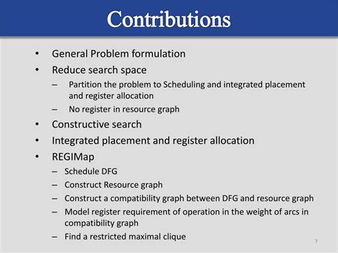Ppt Regimap Register Aware Application Mapping On Coarse Grained