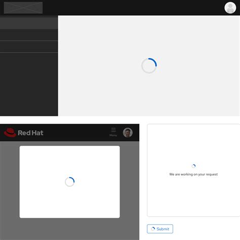 Guidelines Spinner Red Hat Design System
