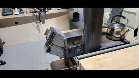 사각 파이프 난로성능 향상 작업 Youtube