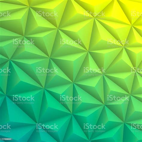 추상 기하학적 텍스처 낮은 폴리 배경 다각형 모자이크 녹색 그라데이션 0명에 대한 스톡 벡터 아트 및 기타 이미지 0명 2
