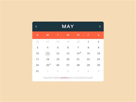 Calendar Html Css Free Download