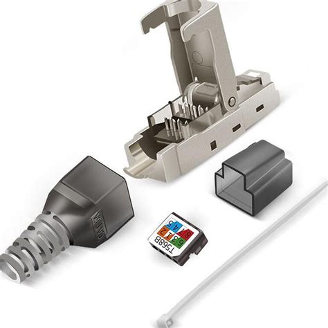 Jual Murah Konektor Rj Cat Ftp Besi Connector Rj Cat Stp Besi Murah Shopee Indonesia